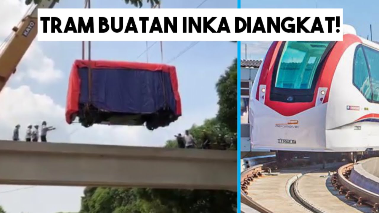 Tram Mover Buatan PT Inka di Angkat Ke Jalur Elevated Aeromovel Taman ...