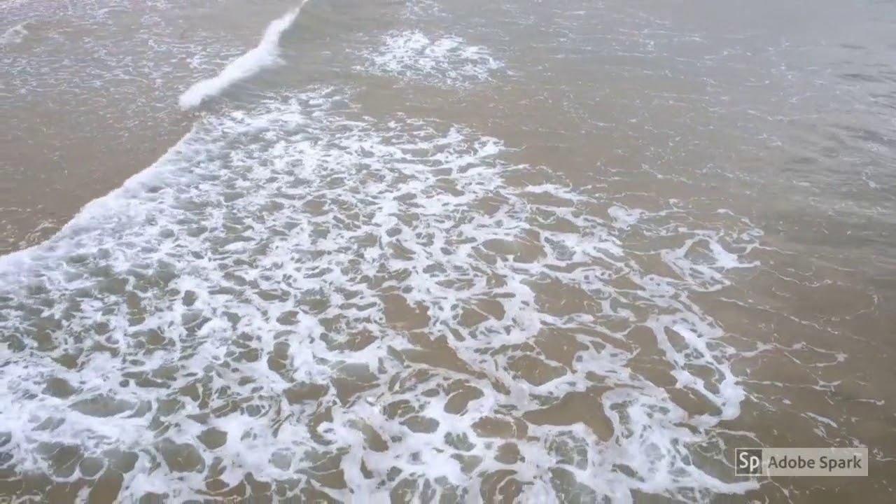 Peace relaxing sea waves sounds video - YouTube