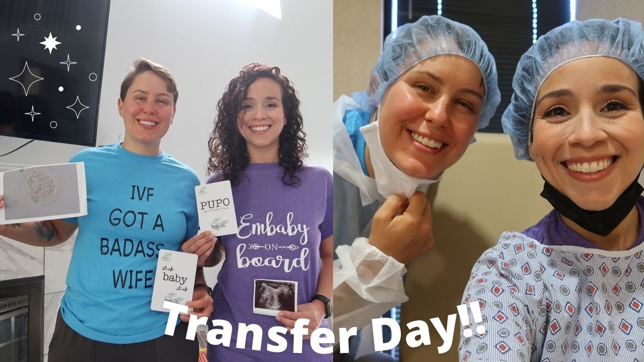 TRANSFER DAY!! | LGBTQ Frozen Embryo Transfer - YouTube