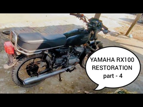YAMAHA RX100 RESTORATION PART 4 (first start up) - YouTube