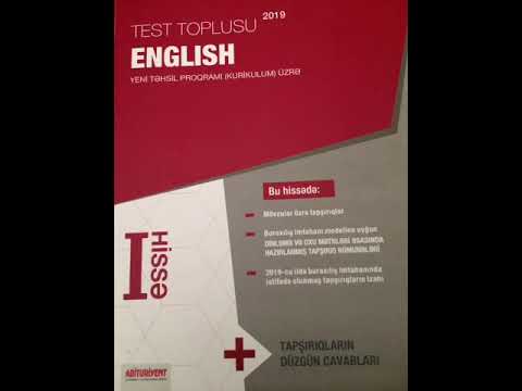 Ingilis dili 1-ci hisse cavablari