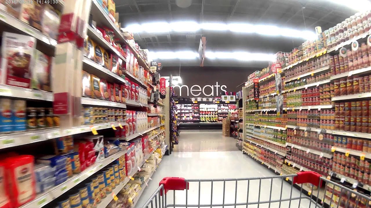 A Tour of a Typical American Grocery Store (Evening) - YouTube