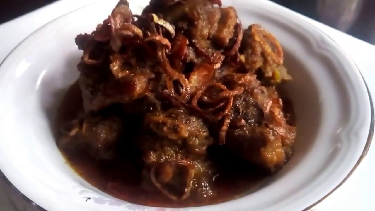 kurbanir vaja mangsho vuna recipe in bangla/vaja gorur mangsho vuna ...