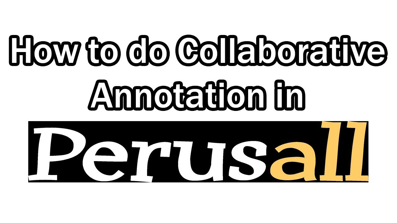 How to Do Collaborative Annotation and Group Reading in Perusall for ...