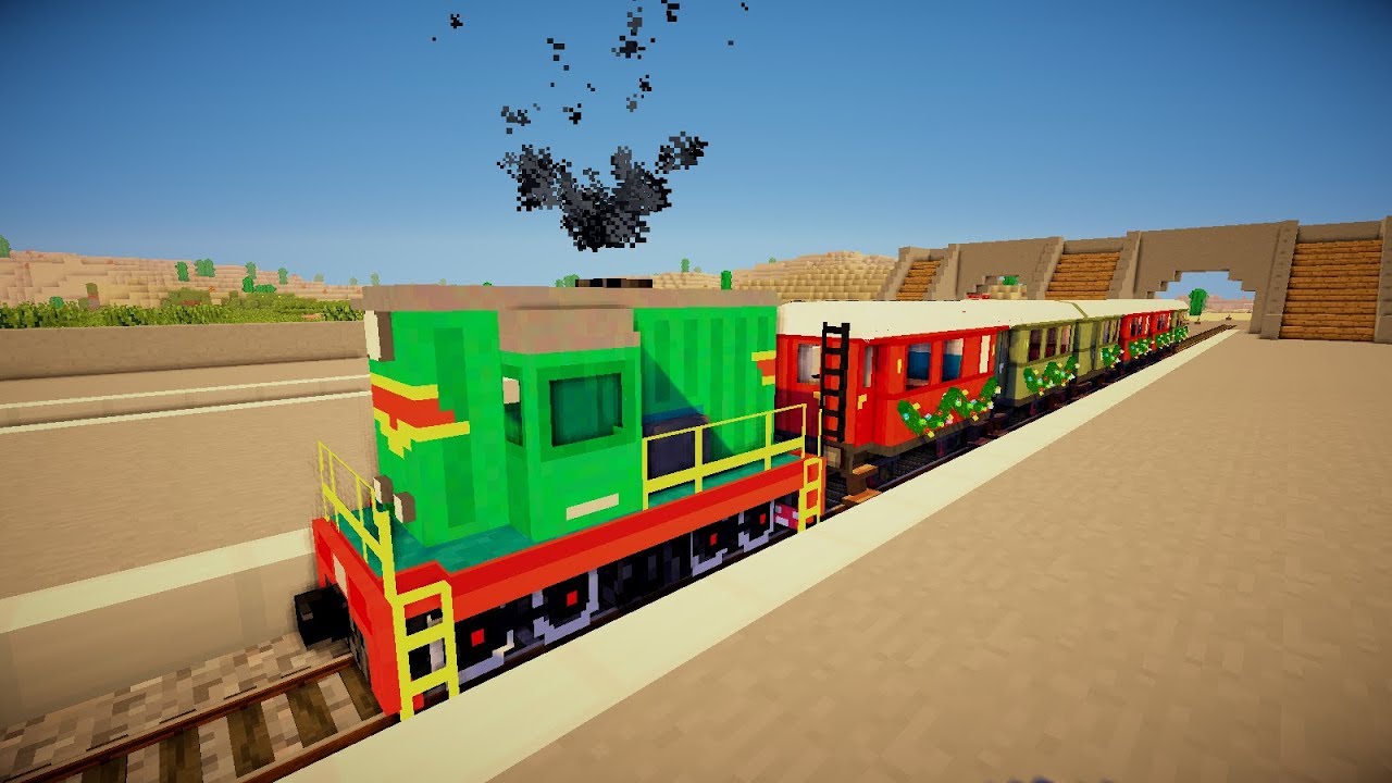 #131 TRAINCRAFT: Budowa Stacji na Creative - YouTube