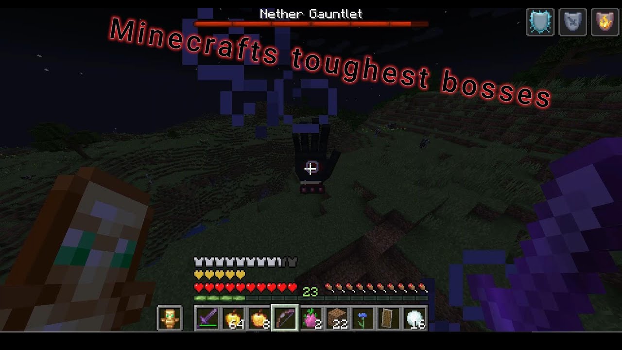 Fighting minecrafts toughest bosses - YouTube