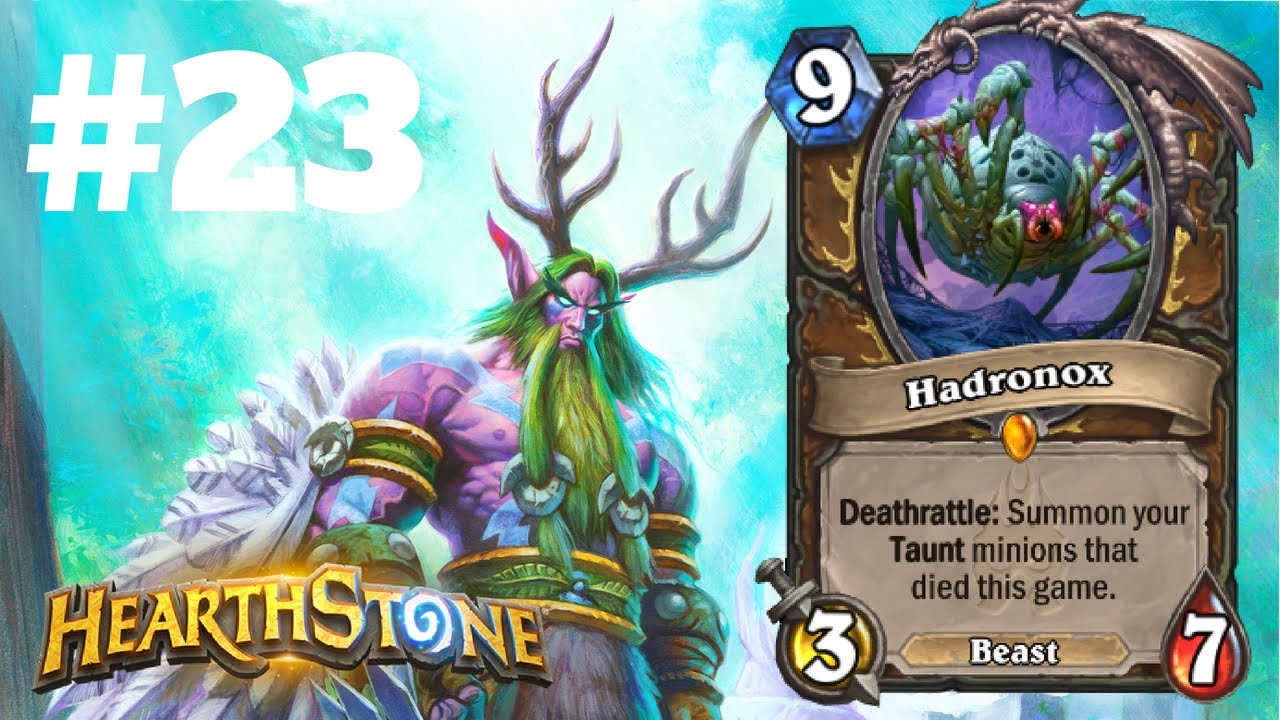 Big Taunt Druid AGO2018 Standart #23 – Druida de Provocar - YouTube