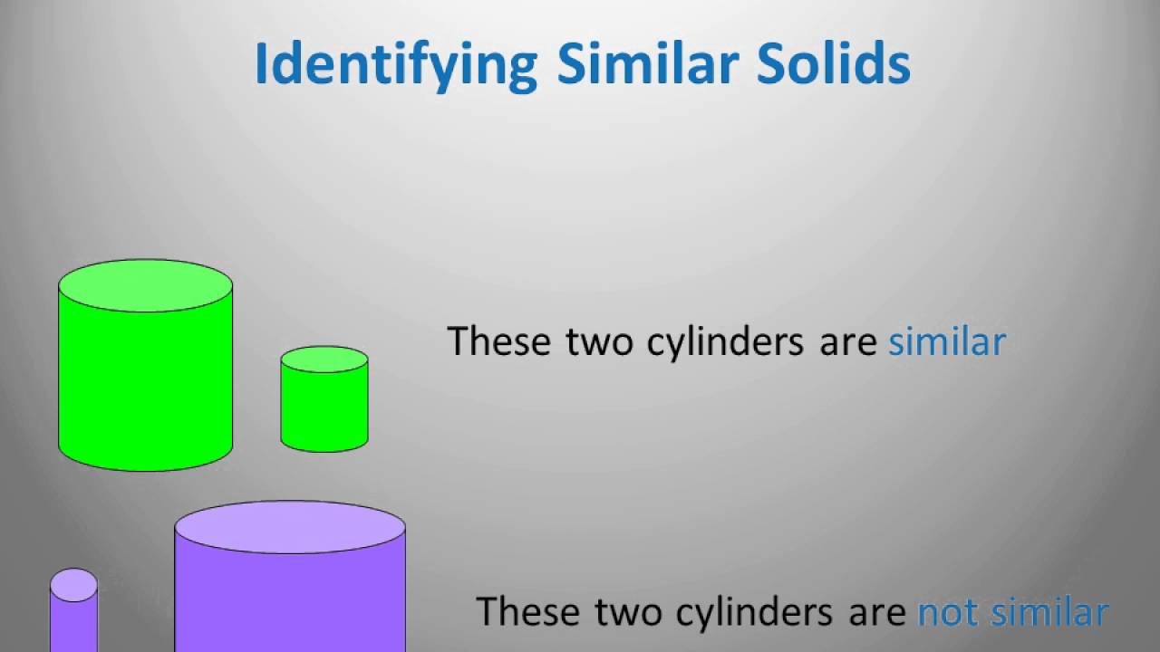 Similar Solids - YouTube
