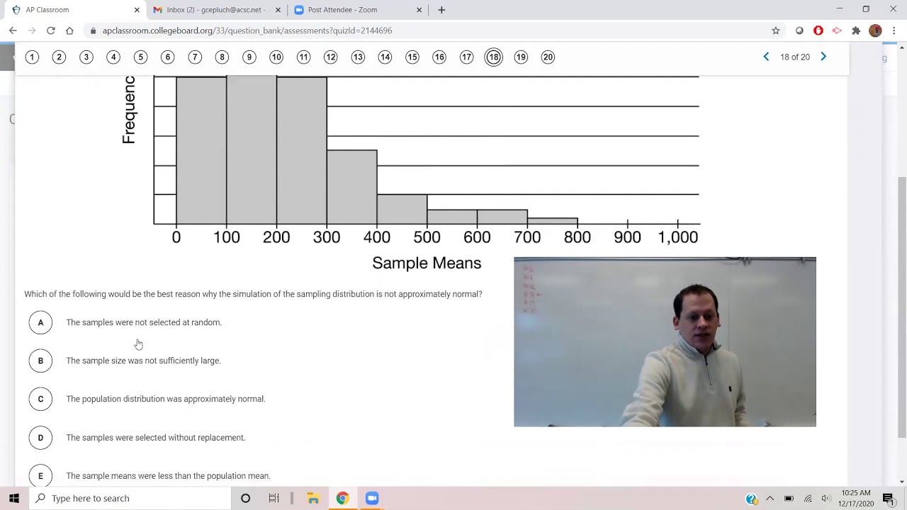 AP Statistics Semester 1 Review: MCQ - YouTube