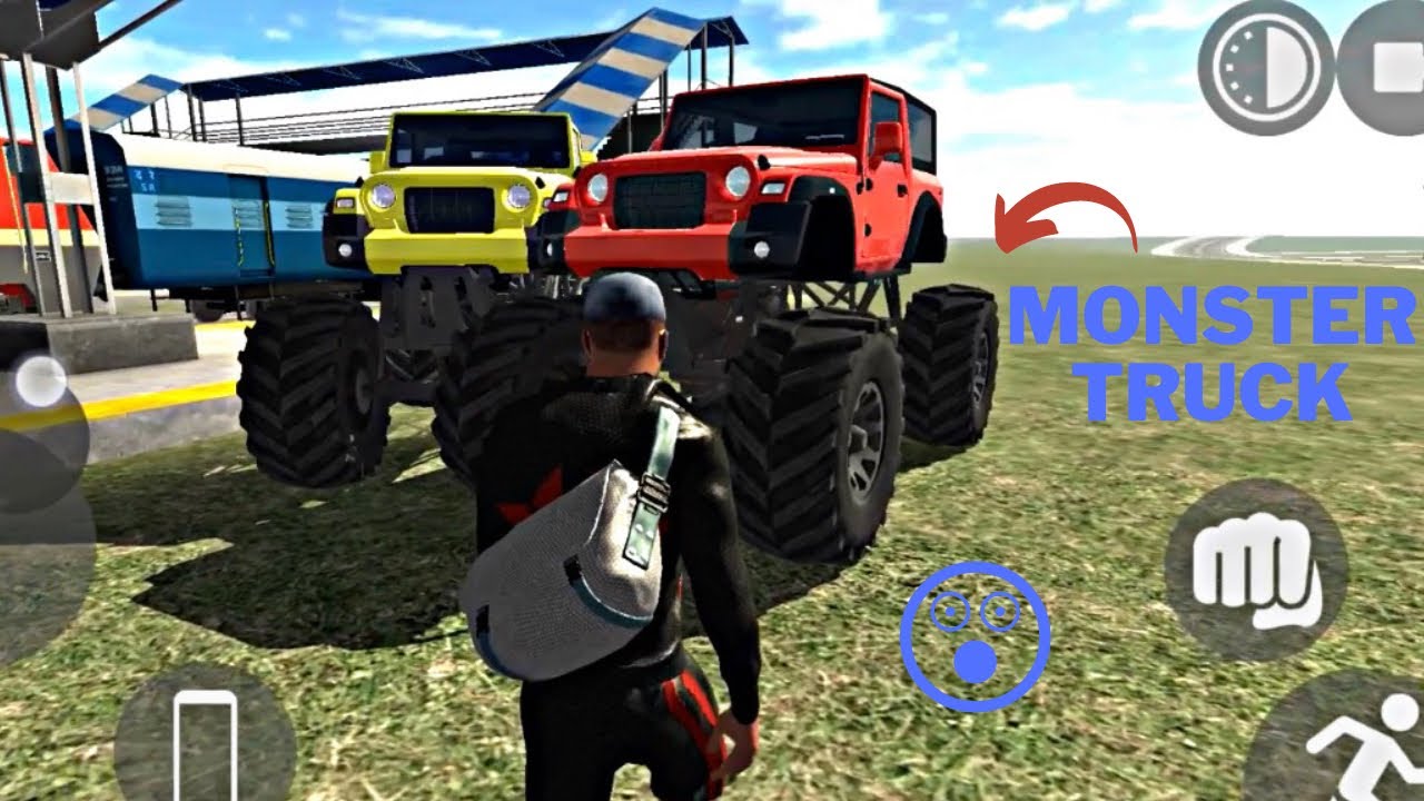 New Thar Monster Truck Cheat Code || Indian Bikes Driving 3d || New Gameplay Video - YouTube