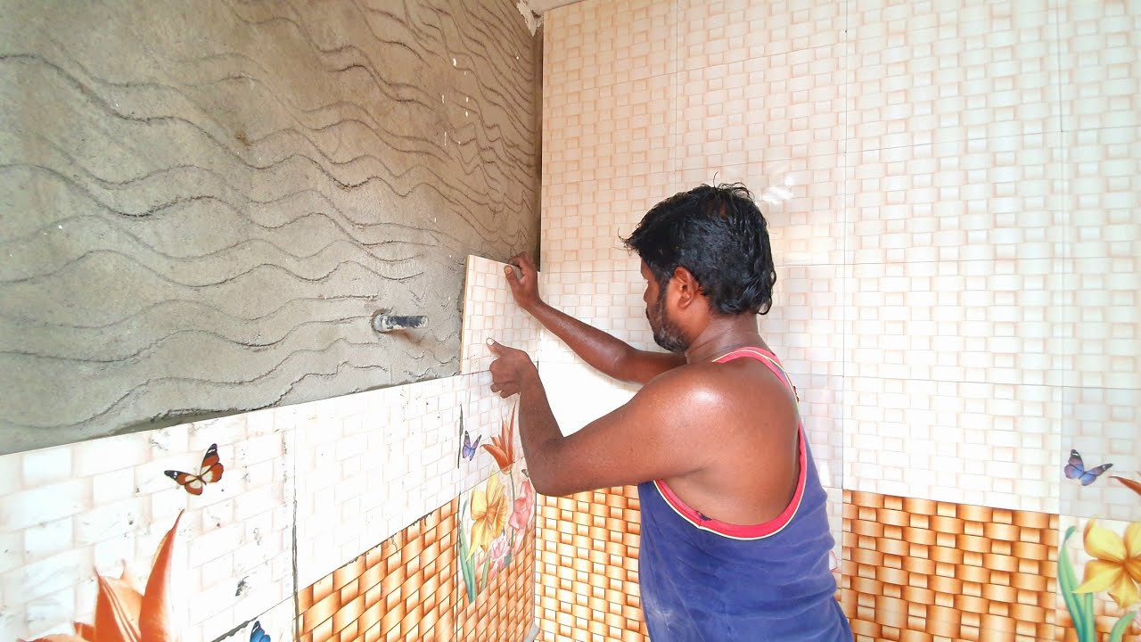 Perfect Techniques of Wall Tile_Bathroom Design Wall Tile Installation ...