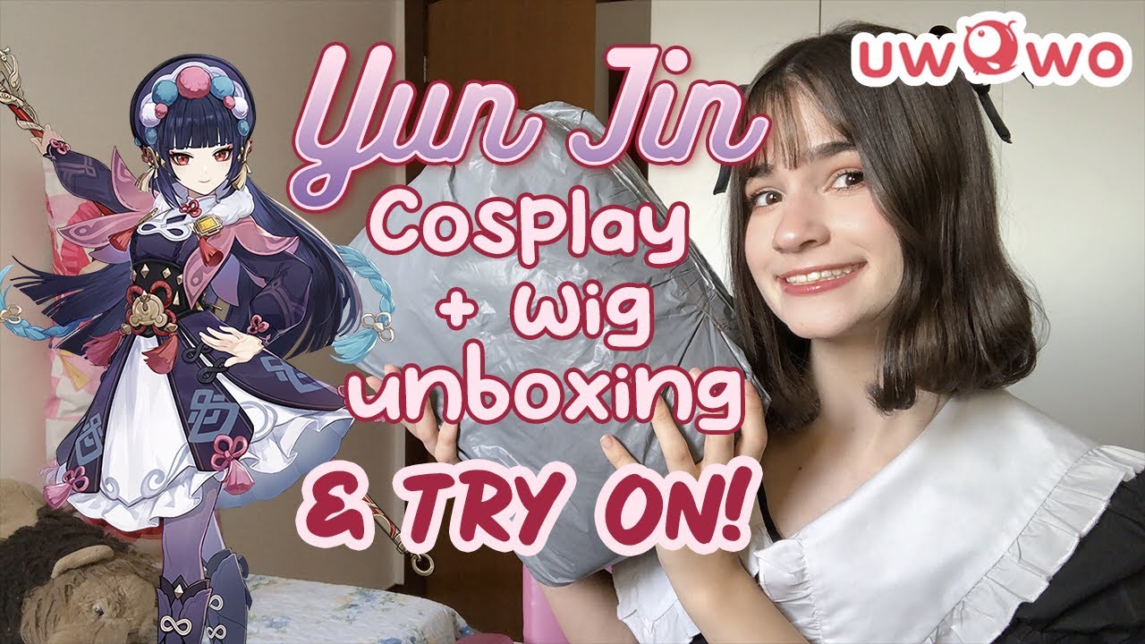 [UNBOXING] Yun Jin Cosplay + Wig [UWOWO] + Try on 【Genshin Impact ...
