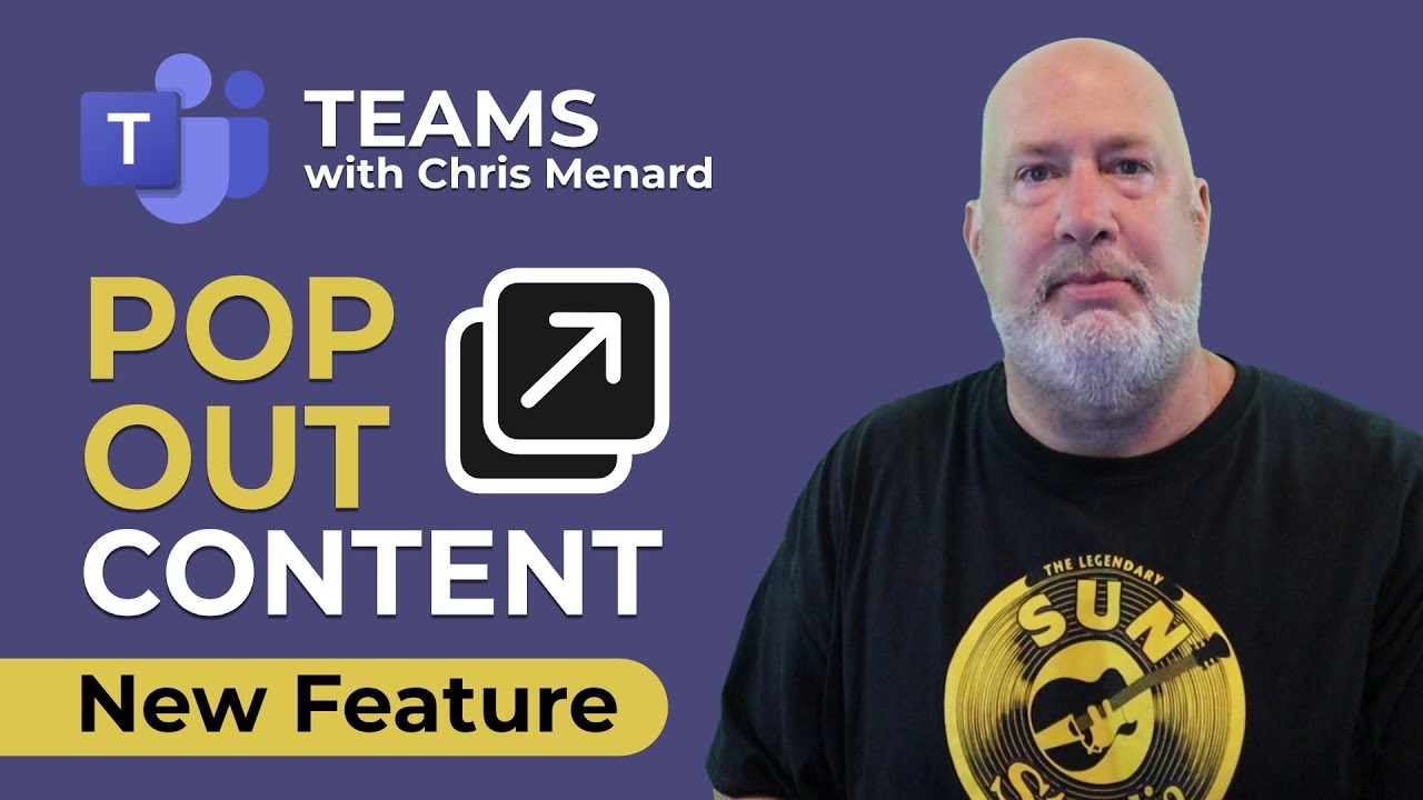 Teams - Pop Out Content - Awesome New Feature for Meetings - YouTube