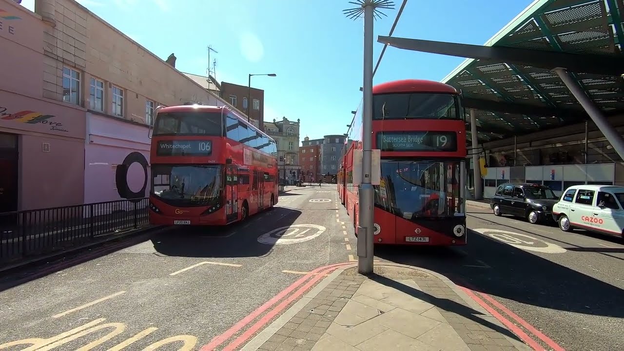 London BUS Ride 🇬🇧 Route 106 - FINSBURY PARK to WHITECHAPEL via Clapton ...