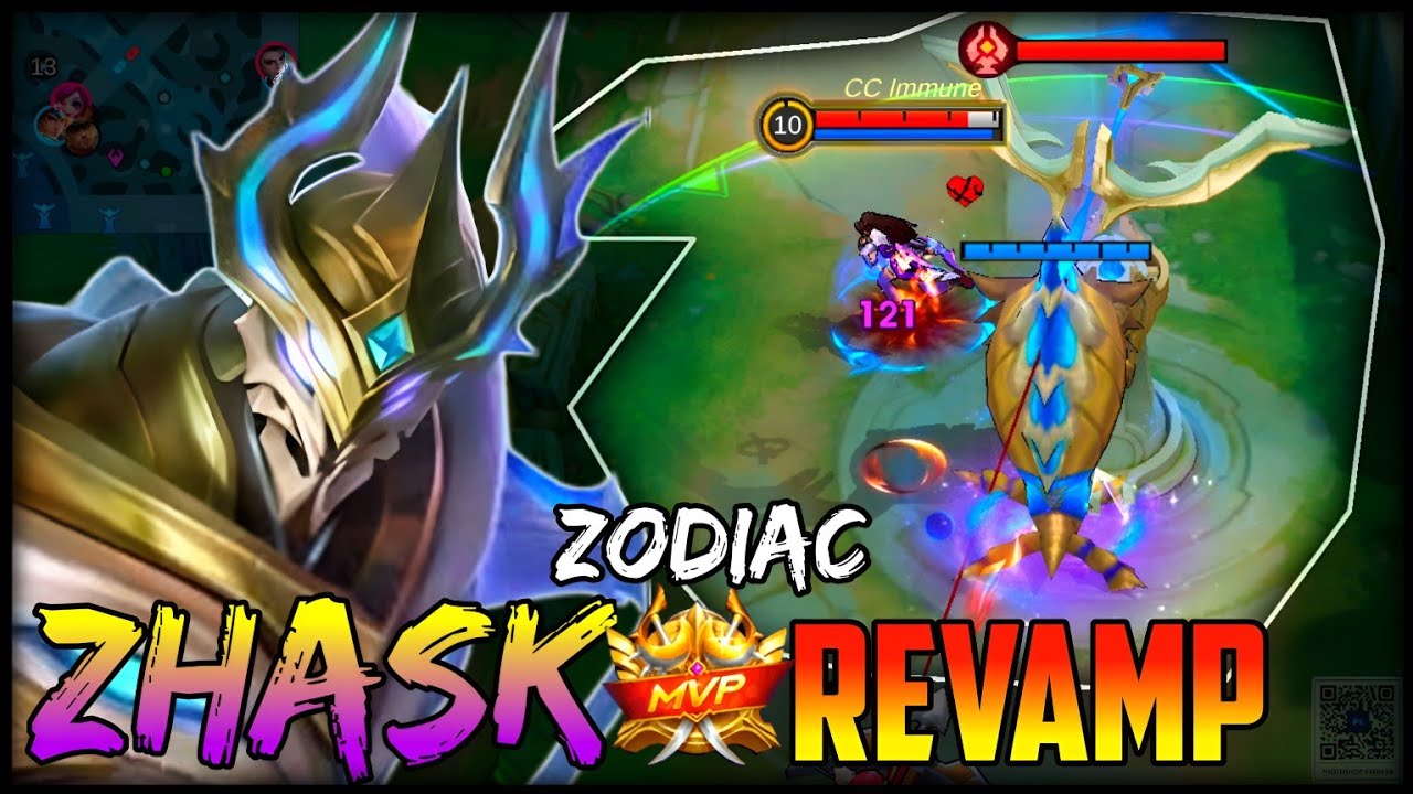 Zhask Zodiac Skin CANCER Revamp + Buffs! ~ MLBB ZHASK - YouTube