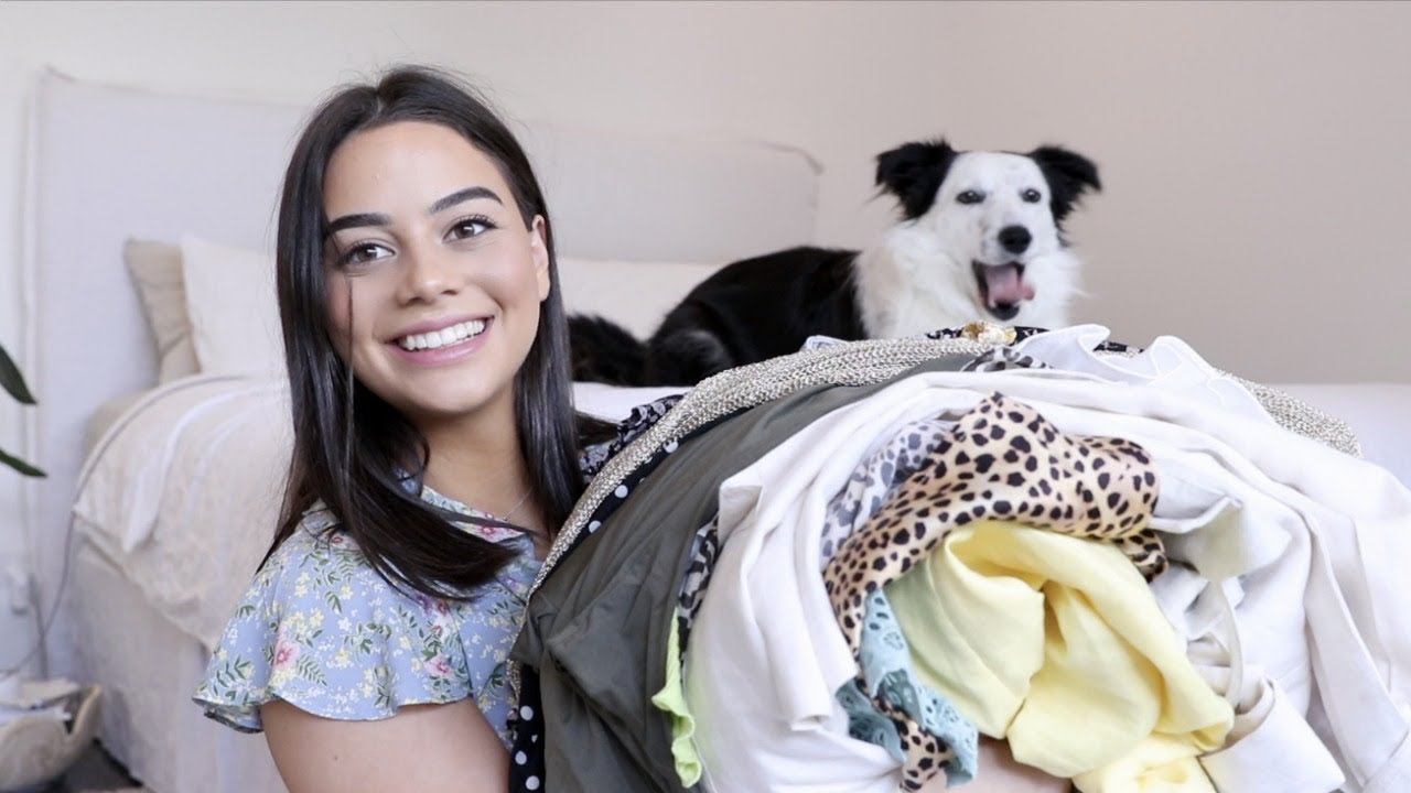 HUGE try on clothing haul! - YouTube