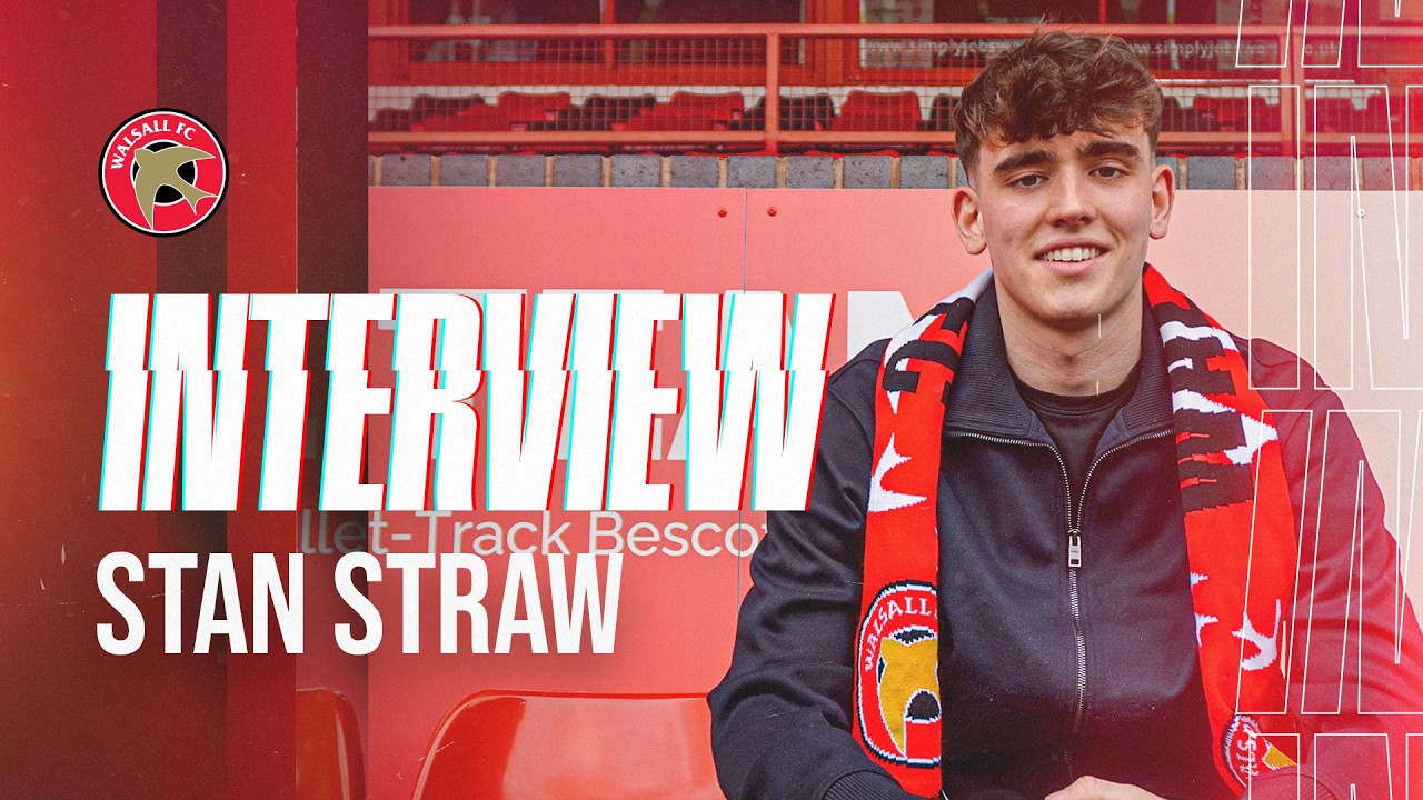 Stan Straw on signing first professional contract with the Saddlers ...