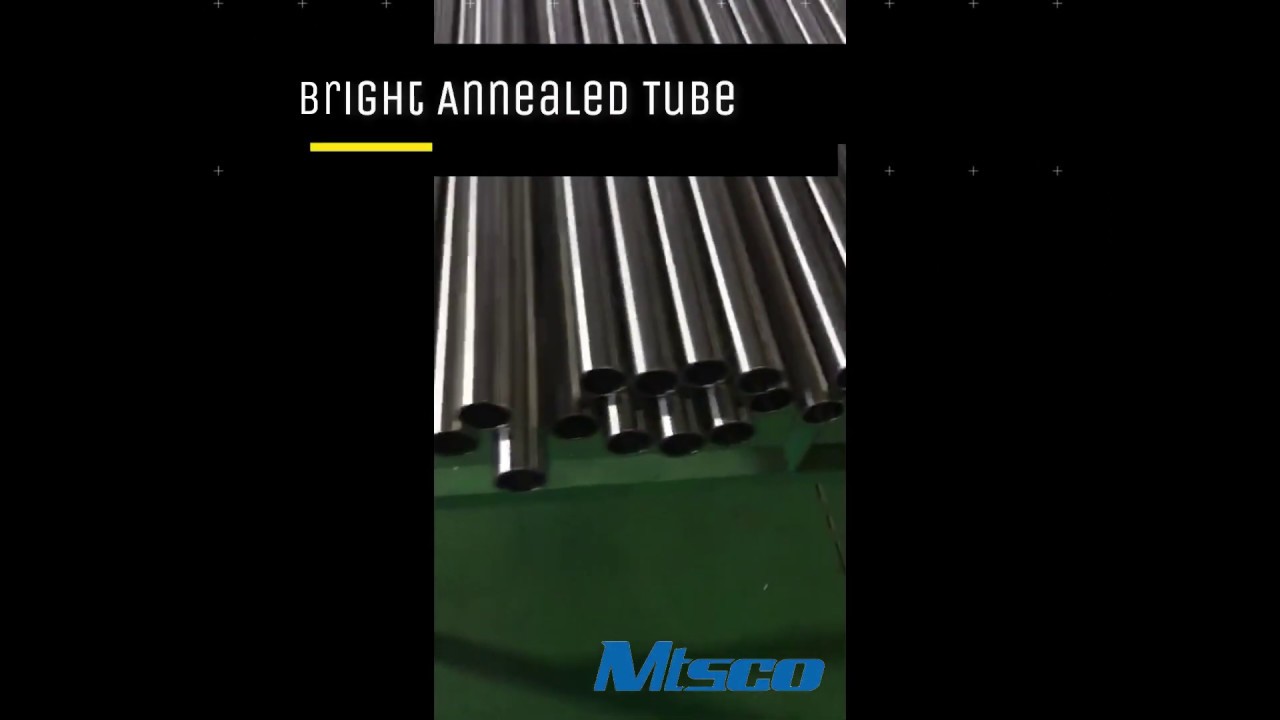 304L, 316L stainless steel tube, bright annealed tube display - YouTube