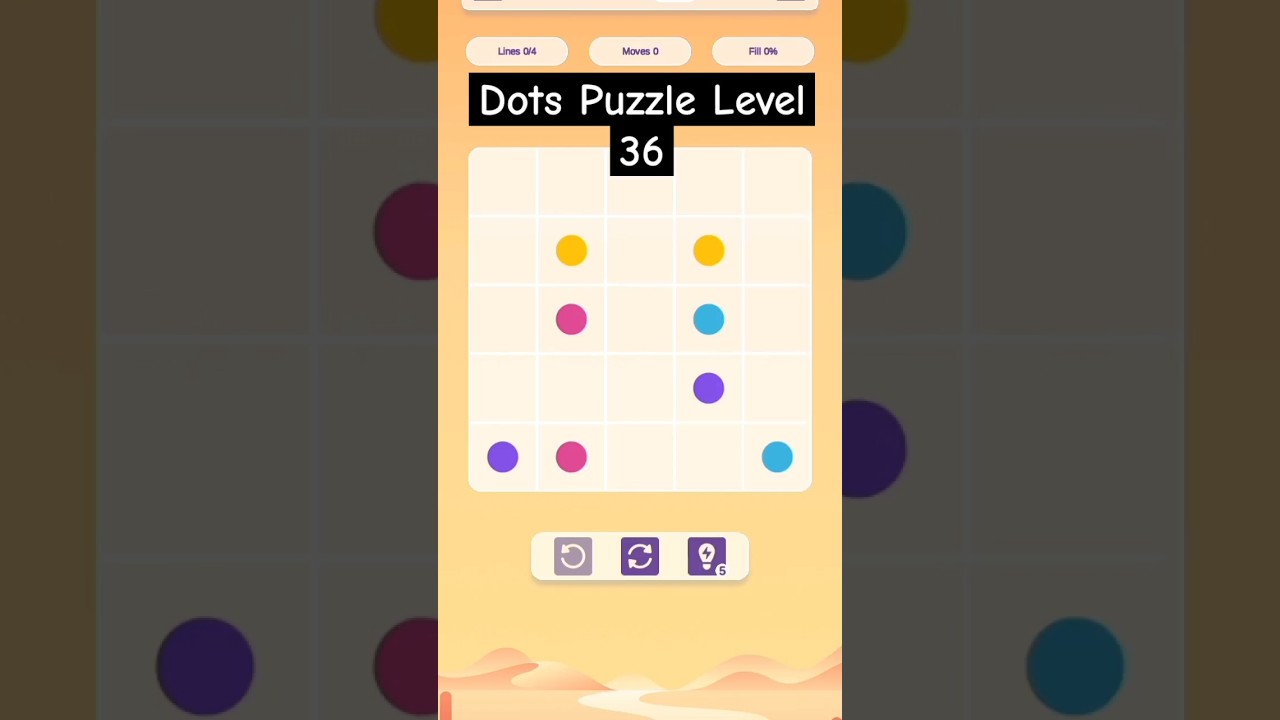 Dots Puzzle Game Level 36 #dots #twodots #puzzle #game #viral #shorts - YouTube
