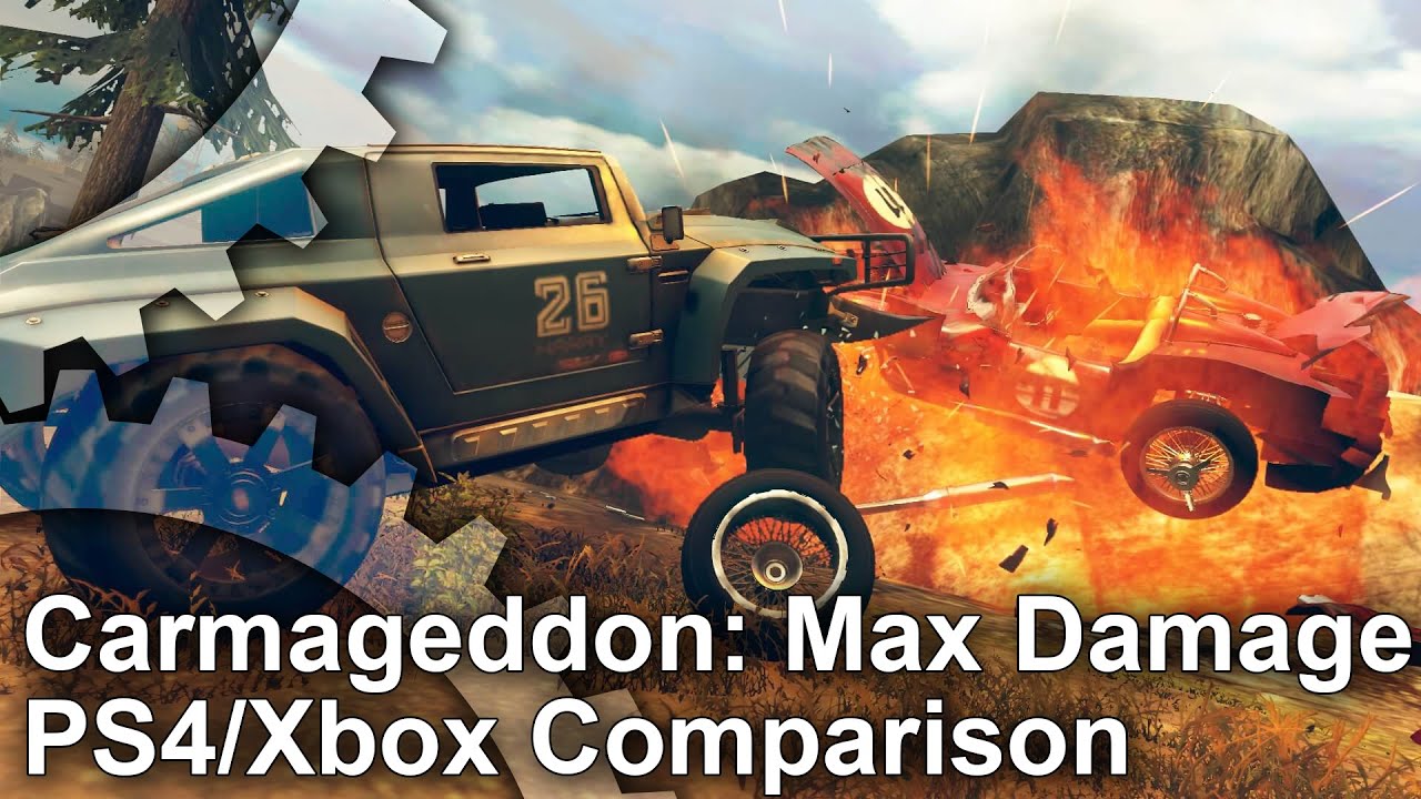 Carmageddon: Max Damage PS4/XO Comparison and Gameplay Frame-Rate Test ...