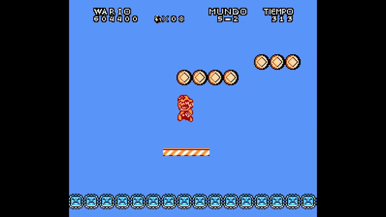 Super Wario Bros. (SMB Hack) - World 5-2 - YouTube