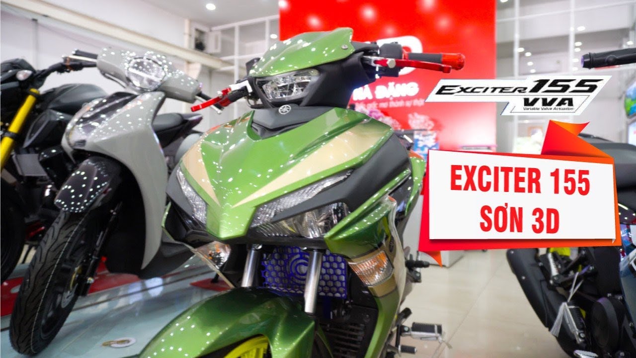 Review Exciter 155 VVA phiên bản sơn 3D | Xe máy trả góp - YouTube