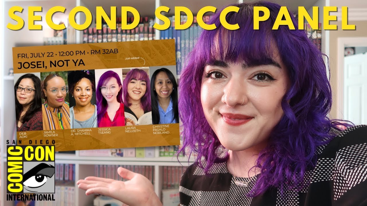 Second Comic Con Panel! Join me on the Josei, Not YA Panel - YouTube