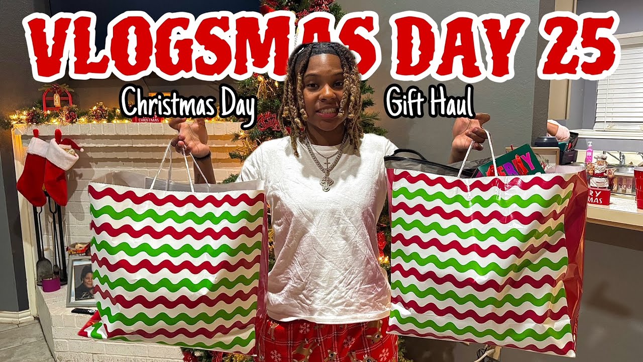 VLOGSMAS DAY 25 | Christmas Day Gift Haul - YouTube