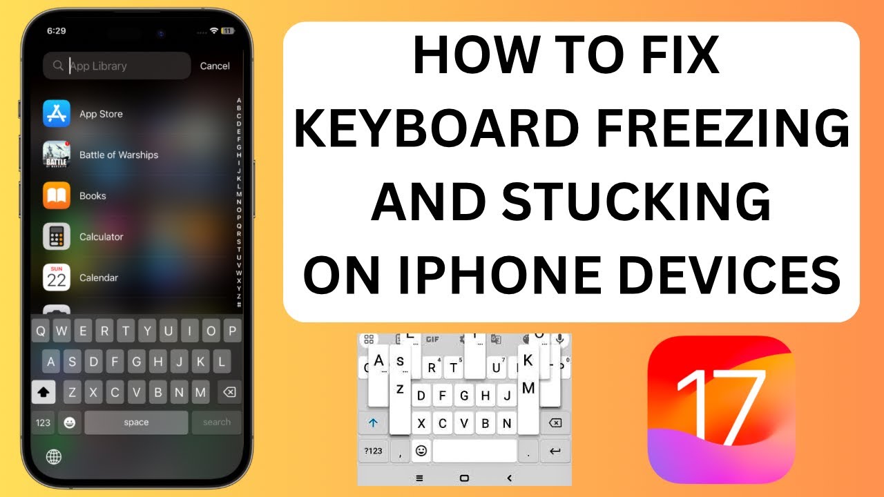 How to Fix Unresponsive & Freezing Keyboard Issue On iPhone - YouTube