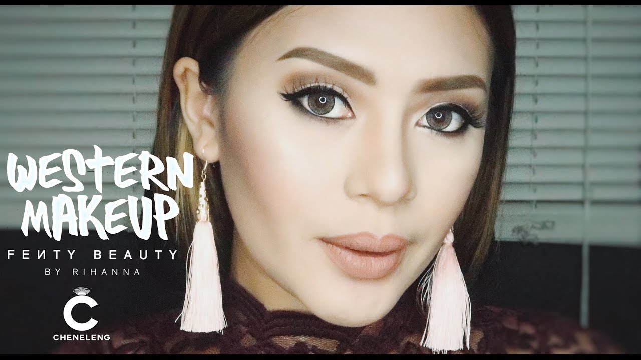 Western Makeup Inspired - YouTube