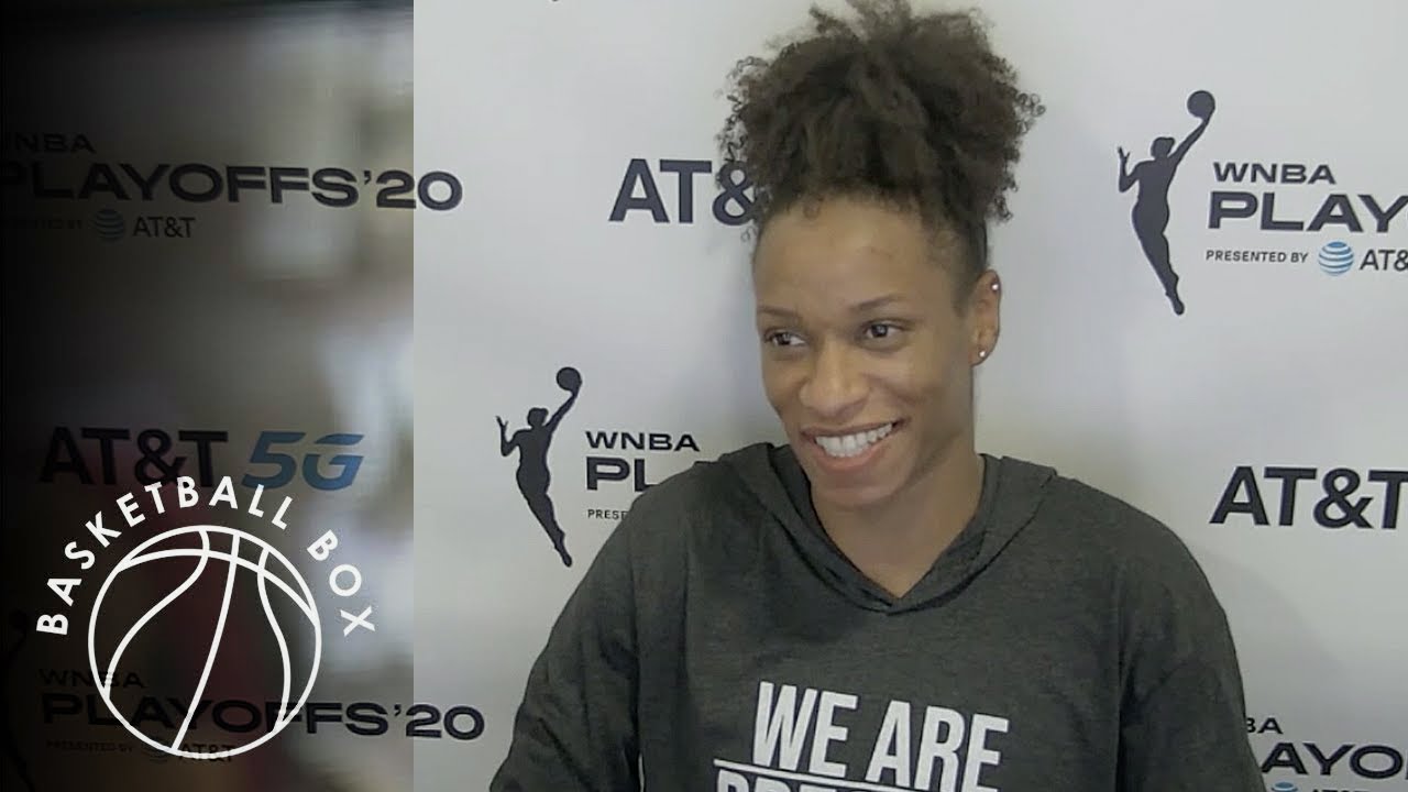 [WNBA Semifinals Game 3] Jasmine Thomas Press Conference, LVA vs CON ...