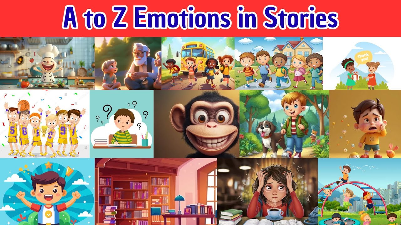 A to Z Emotions in Stories for Kids | Learn Feelings with Fun Story Examples | Tiny Tutors TV ...