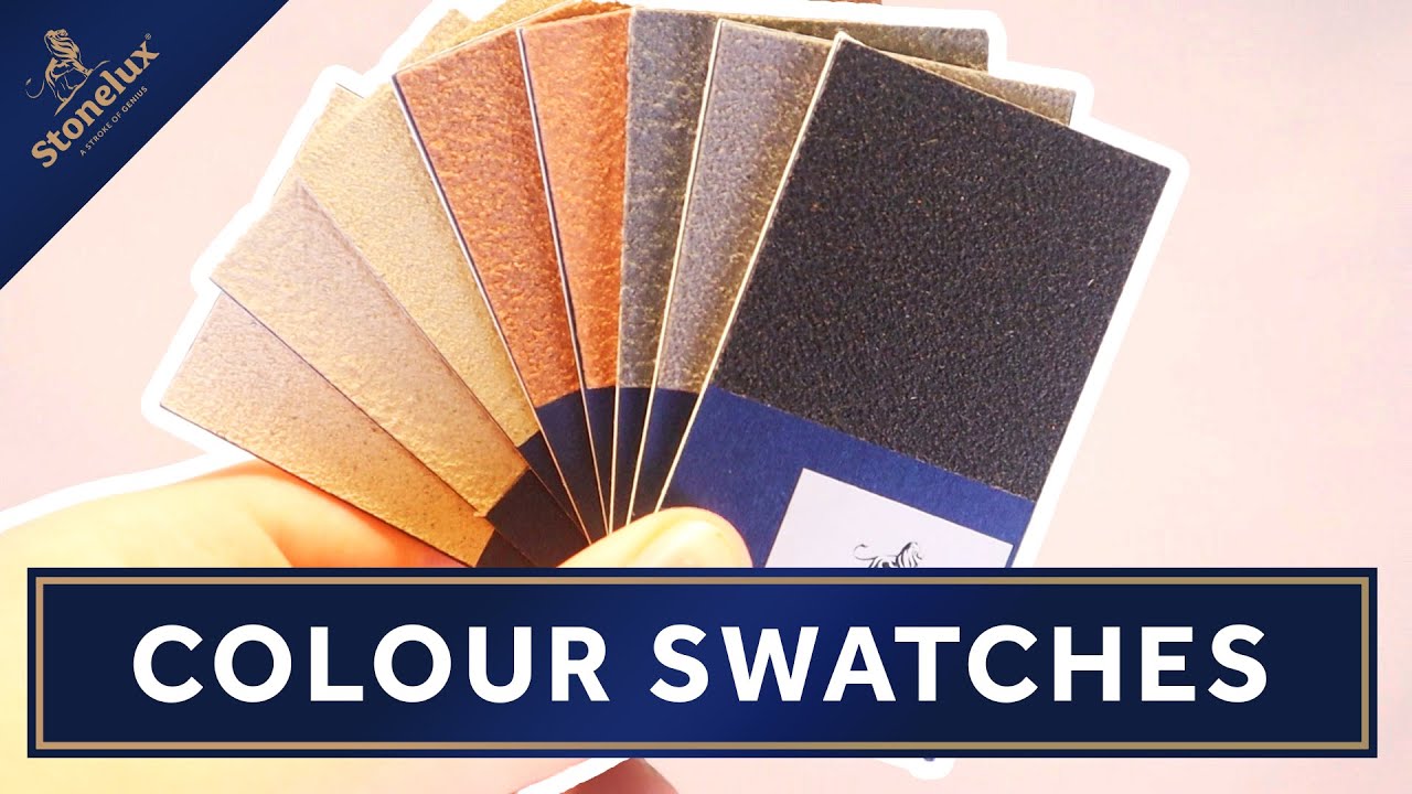 Stonelux Colour Swatches - YouTube