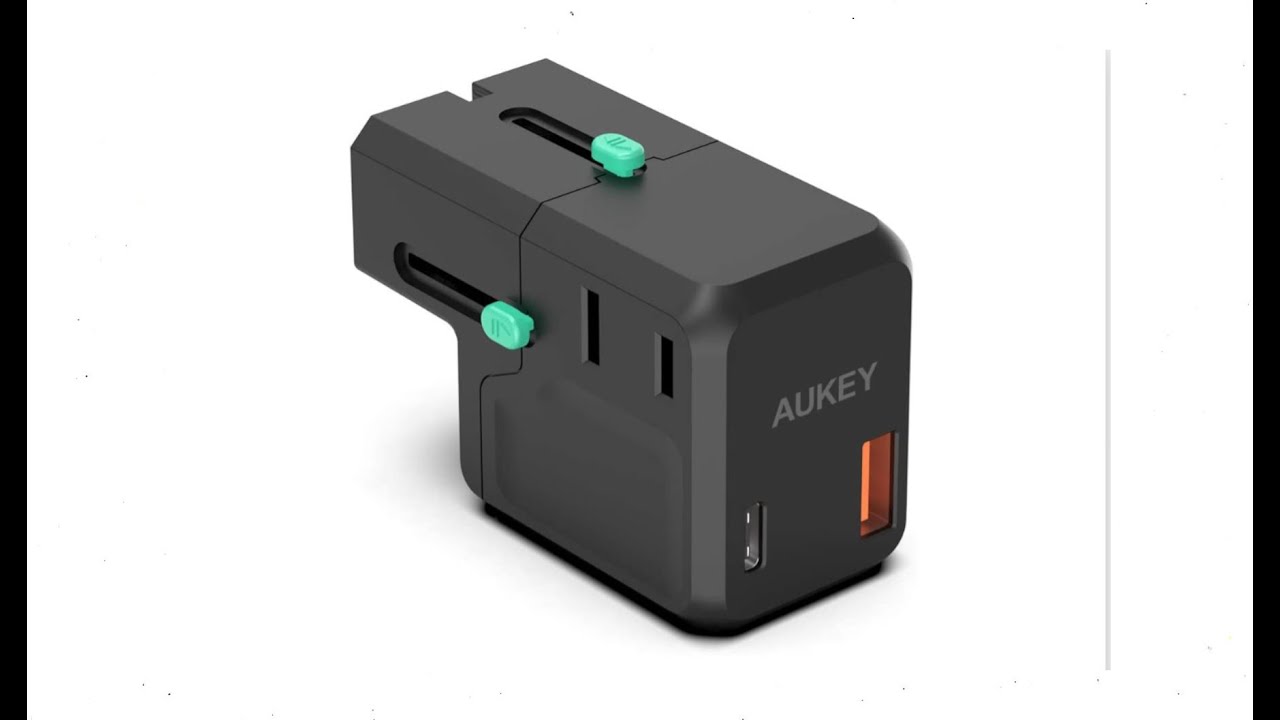 AUKEY Universal Travel Plug Adapter - UNBOXING - YouTube