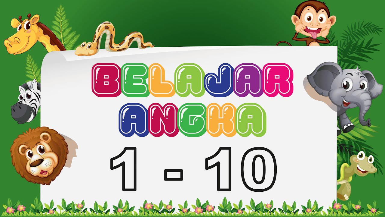 Belajar Angka 1-10 dengan Warna dalam 2 Menit! - YouTube