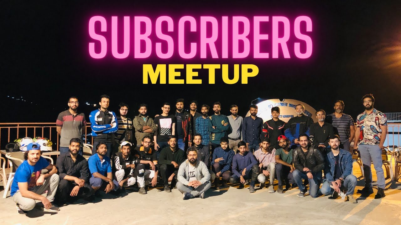 My First Subscribers Meetup of 2022 in Islamabad | Ammar Biker Pakistan ...