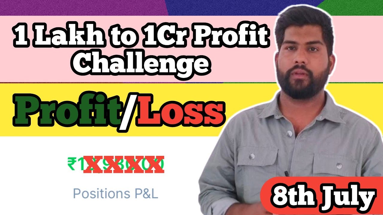 1 Lakh to 1Cr Profit challenge with option trading challenge | morning ...