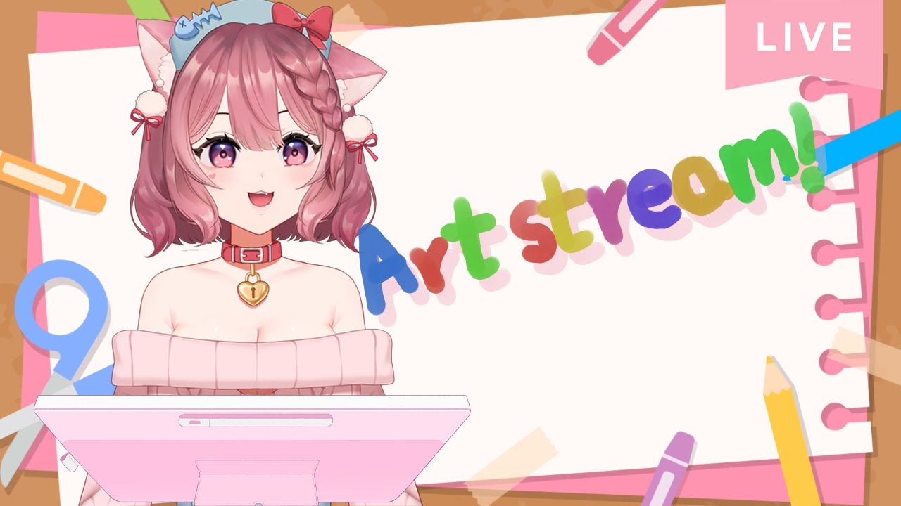 Art Stream ! 】Vtuber 美術 - YouTube