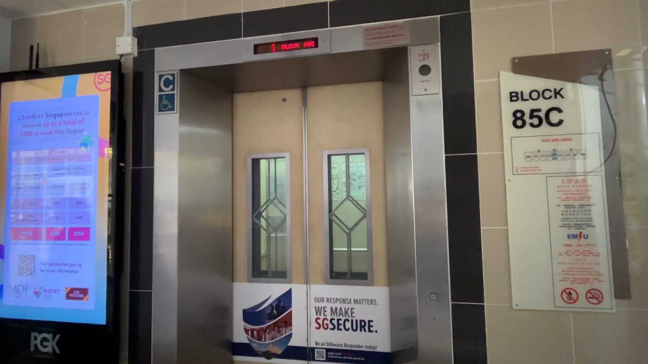 [Toa Payoh] Blk 85C Lift C - Fujitec - YouTube
