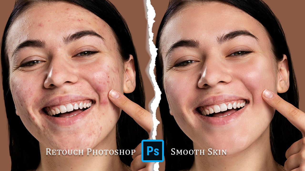 Retouch Photoshop - Smooth Skin - REALLY PRO - YouTube