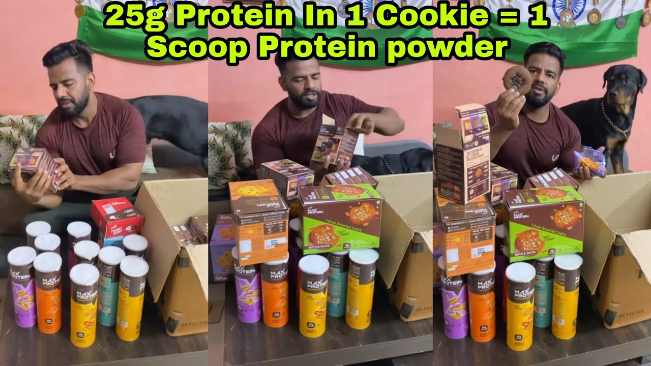 RITE BITE HIGH PROTEIN COOKIES AND CHIPS REVIEW AND UNBOXING BY ...