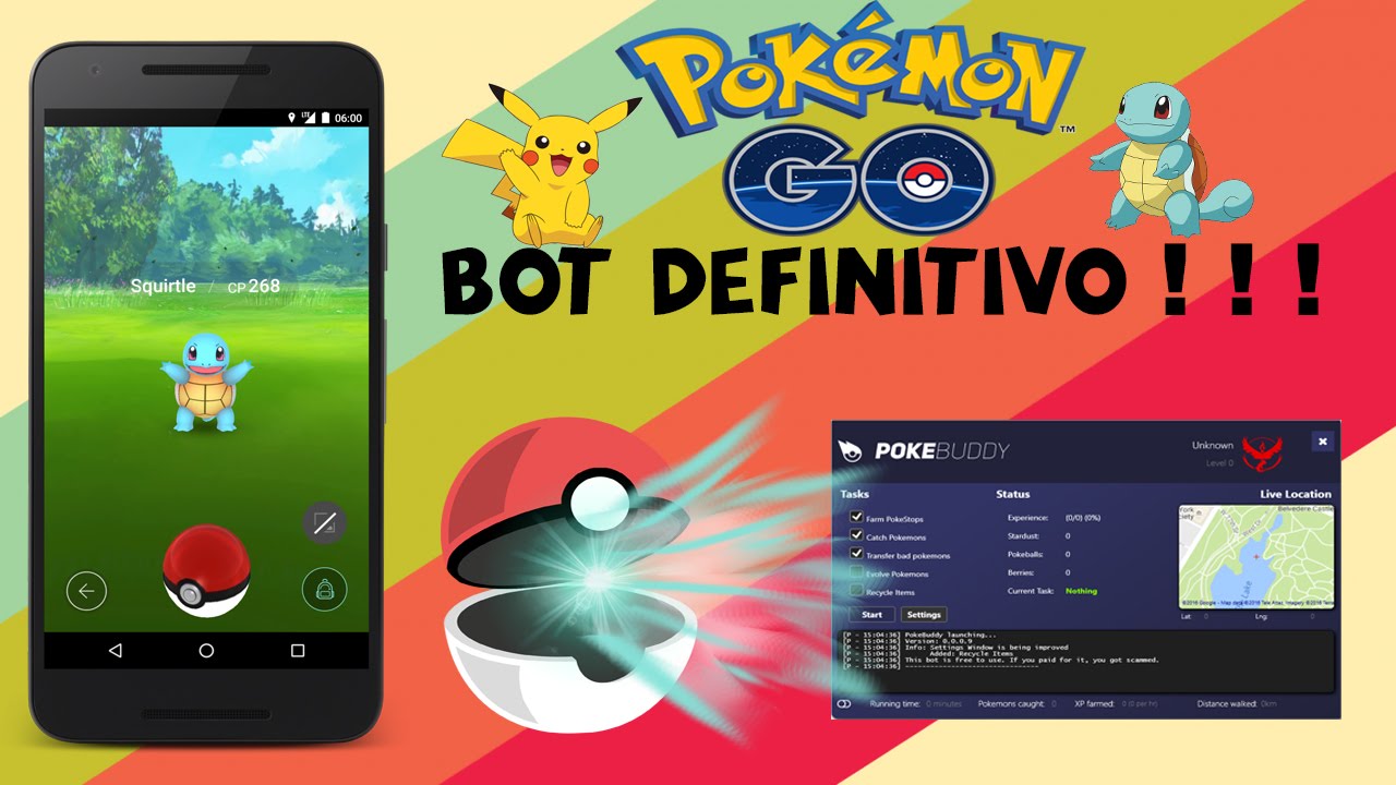 EL BOT DEFINITIVO PARA POKÉMON GO!!!!! - YouTube