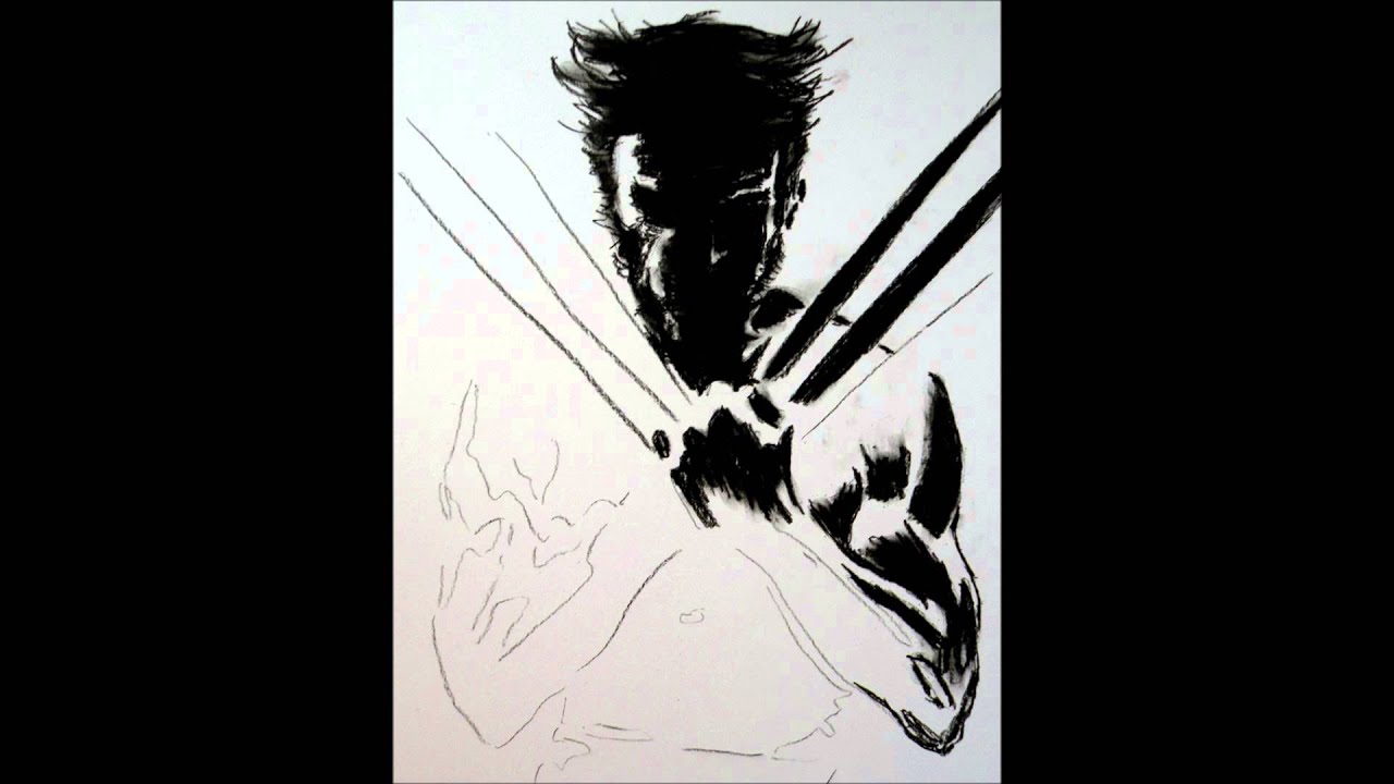 How to draw wolverine - YouTube
