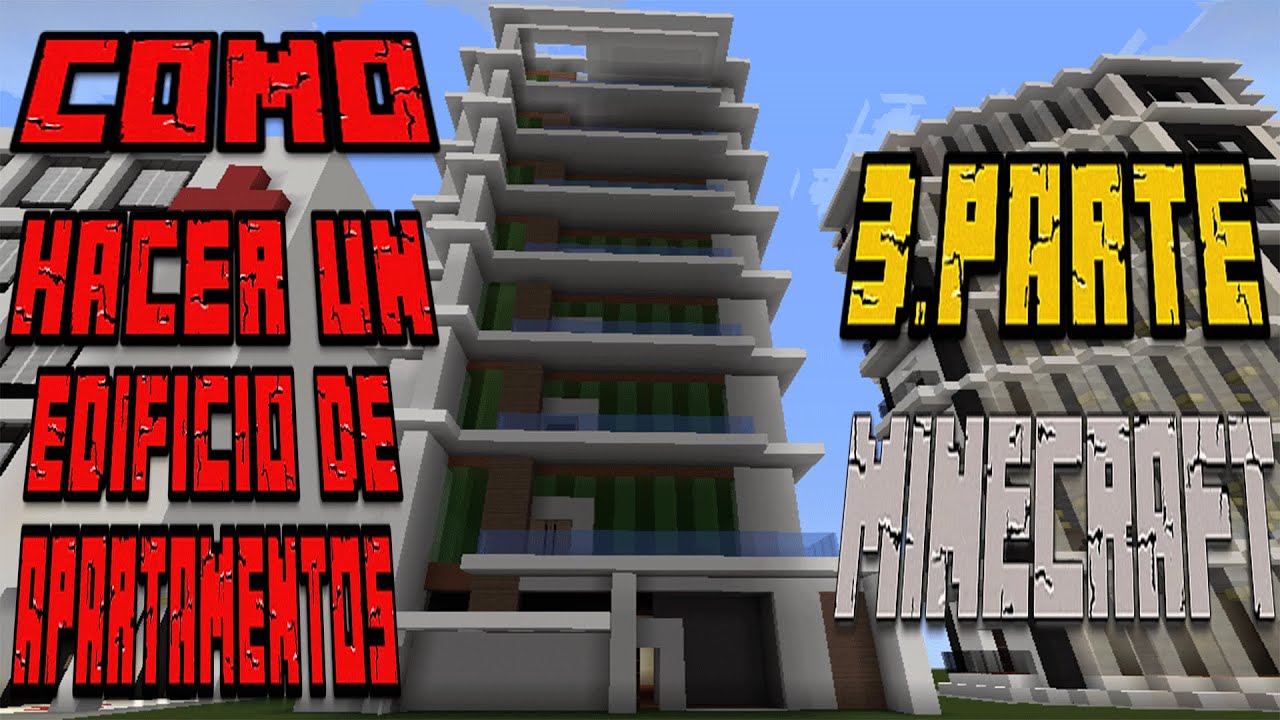 Como Hacer Un Edificio Moderno en Minecraft 3 parte - YouTube