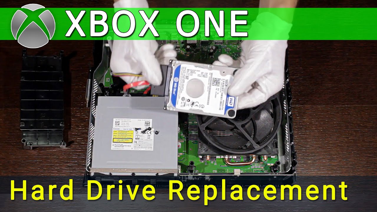 XBOX One Hard Drive Replacement YouTube