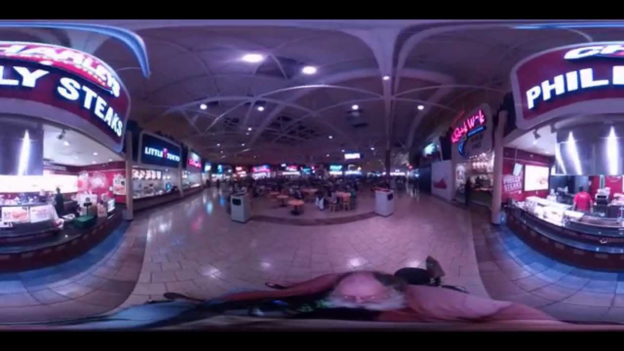 360 Spherical Video Mall walking tour of the Great Mall in milpitas Ca ...
