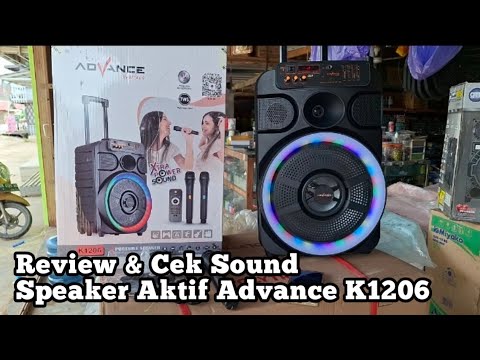 Review Cek Sound Speaker Aktif ADVANCE K1206 - YouTube