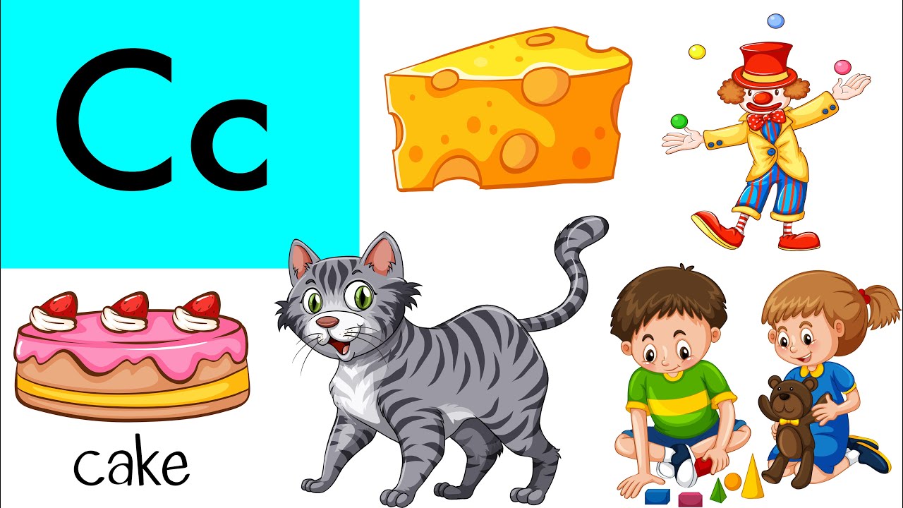 C for cat | c for cake | c for chocolate | c for candy | #words start ...
