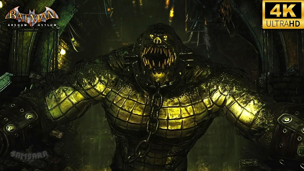 Batman Arkham Asylum Killer Crocs Lair Survival Horror Style