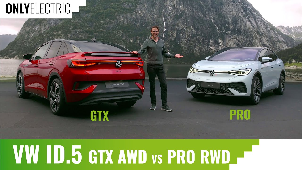 VW ID5 Premiere - Revealing the Sporty GTX AWD & Rear-Wheel Drive Pro ...